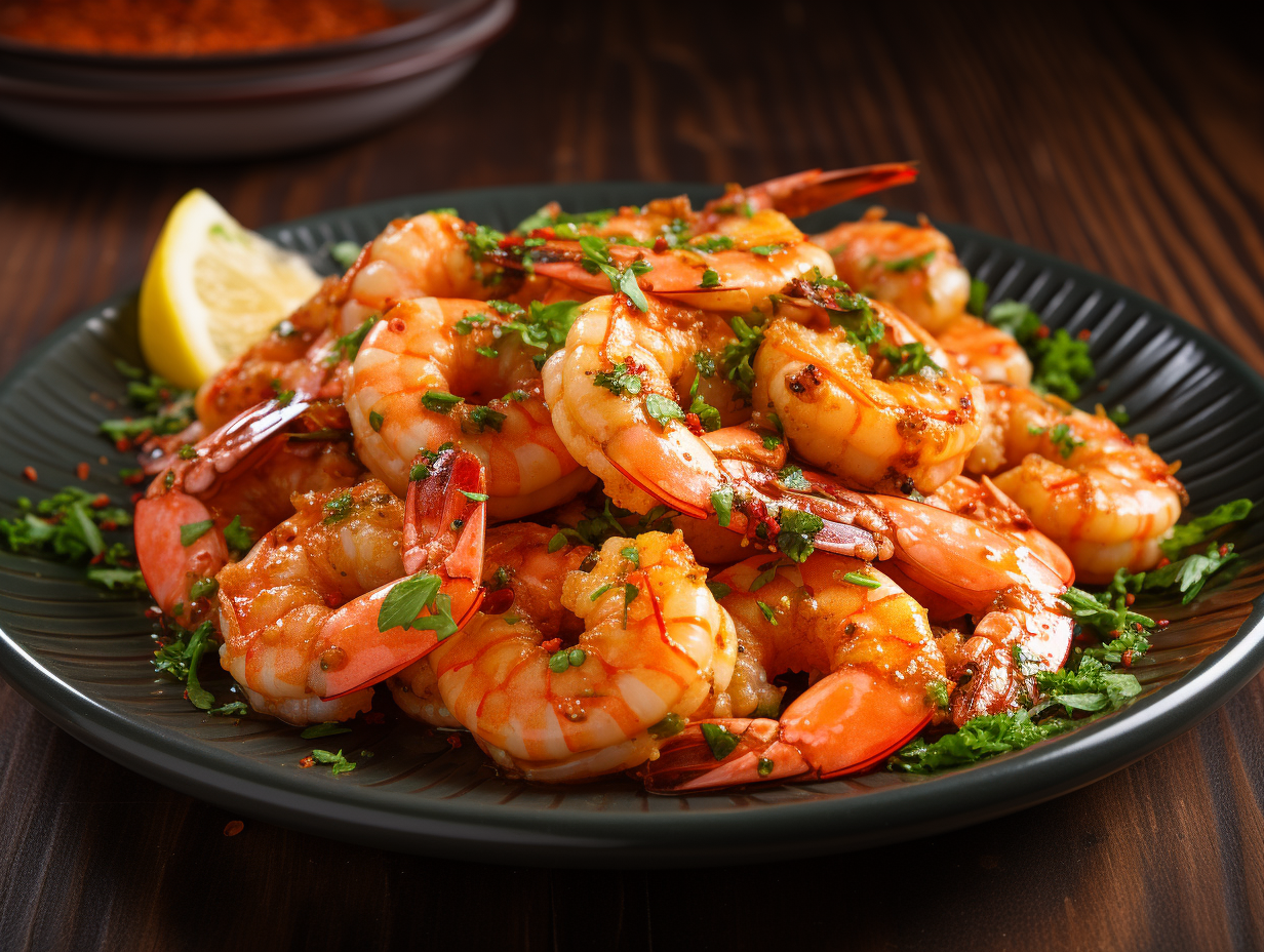 Rejer i hvidløg og krydderurter i airfryer - Din Airfryer Guru